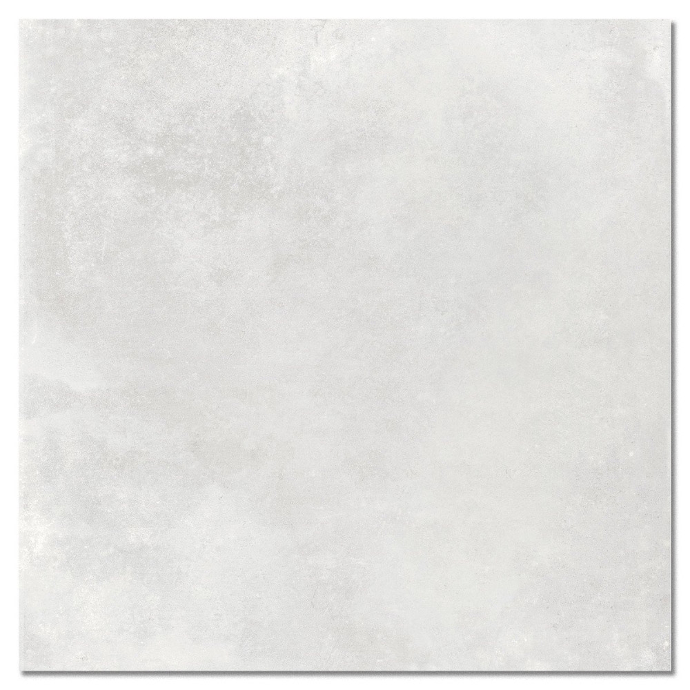 Athena Silver Light Grey Concrete Effect Matt Porcelain Tile 600x600mm ...