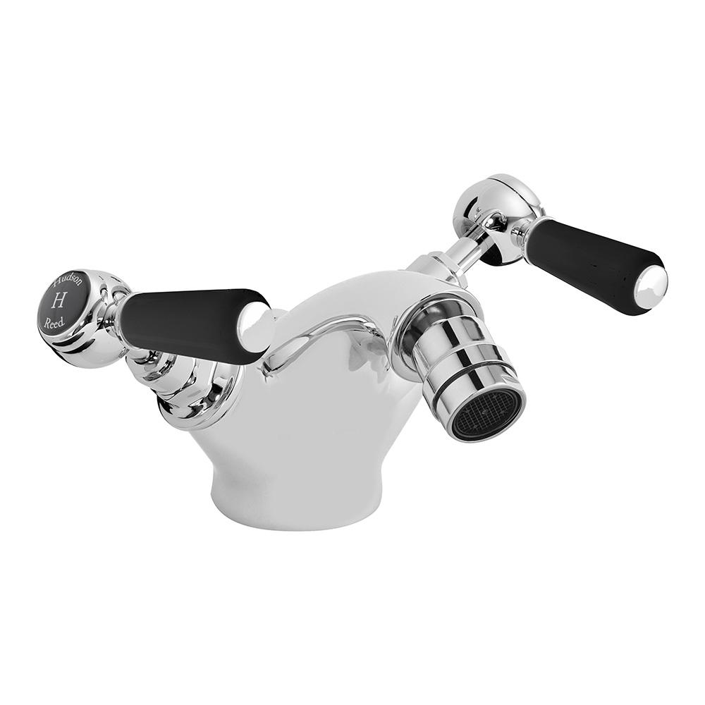 Old London by Hudson Reed Topaz Chrome Lever Mono Bidet Mixer Tap with ...