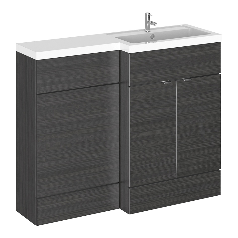 Hudson Reed Fusion 1100mm Floorstanding Combination Vanity Unit WC Unit ...