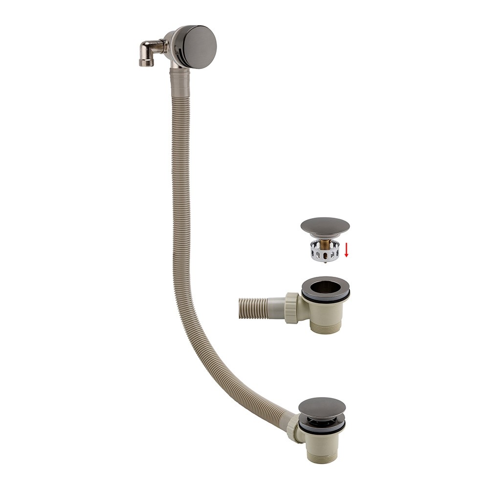 Triple Control Gunmetal Grey Round Concealed Thermostatic Shower Mixer ...