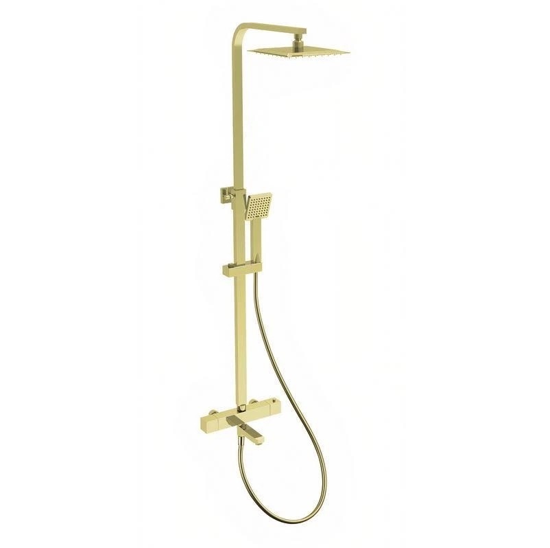 Boston Thermostatic Bar Mixer Valve Telescopic Rigid Riser Shower Mixer ...