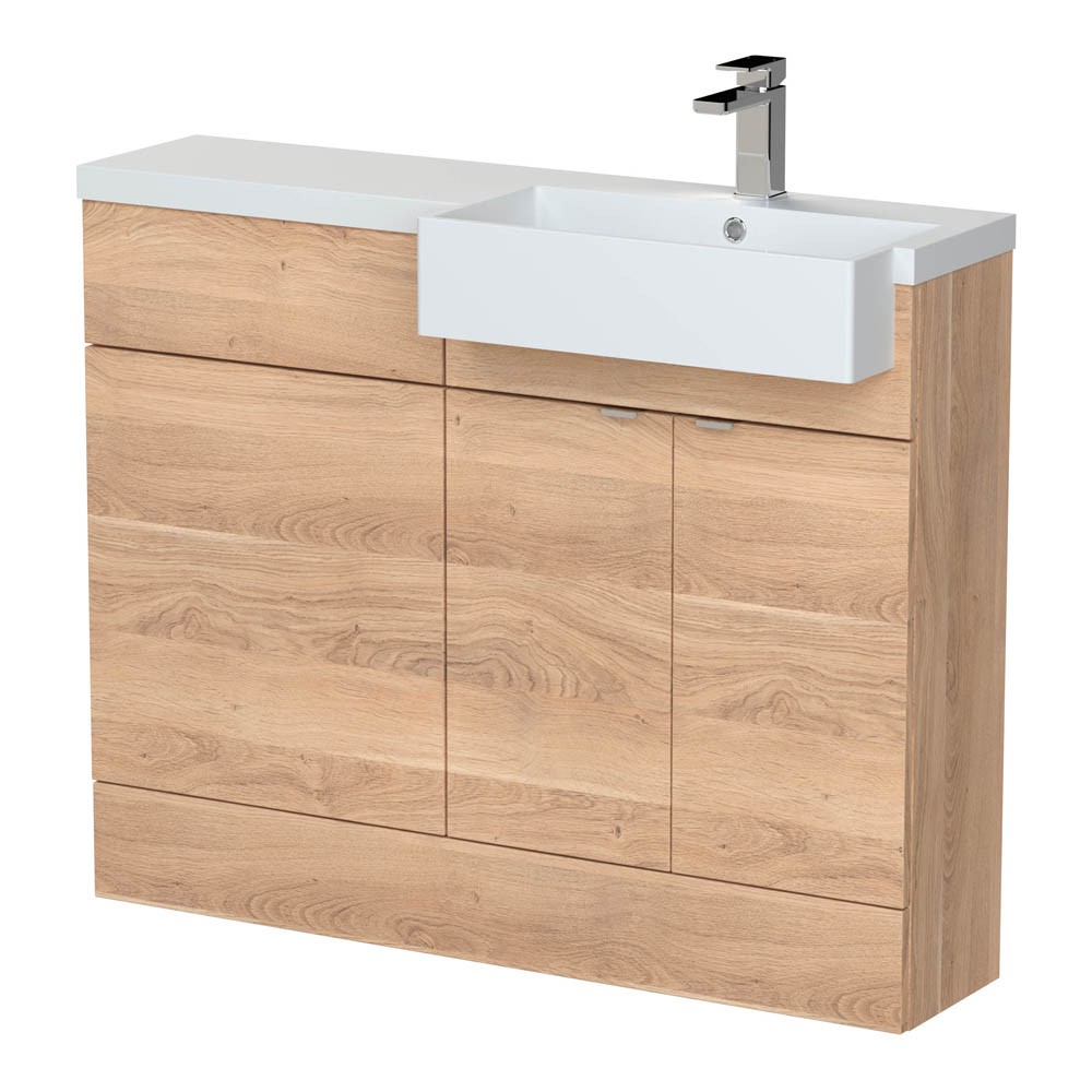 Hudson Reed Fusion 1100mm Floorstanding Combination Vanity Unit ...