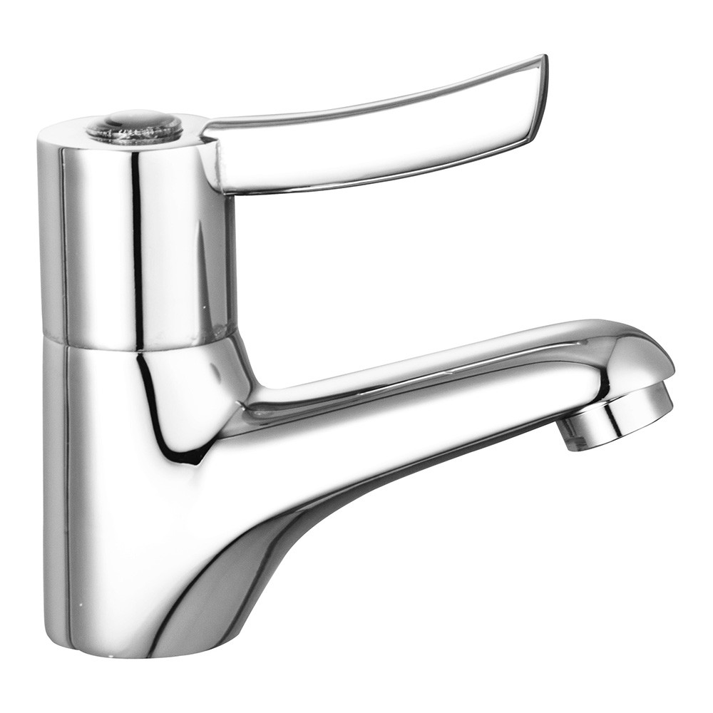 Chrome Deck Mounted Sequential Mono Basin Mixer Tap - CT4C | Bathroom House