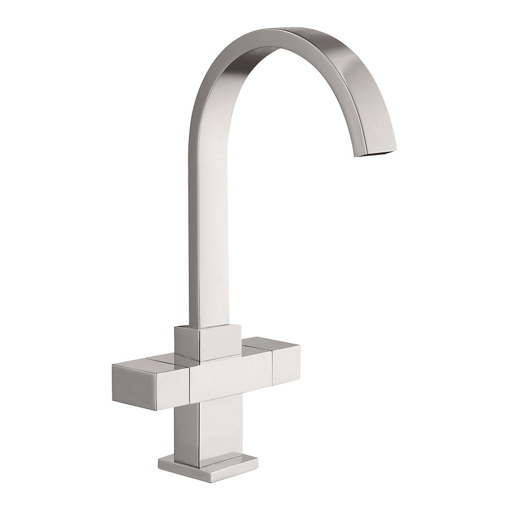 Hale Chrome Modern Dual Knob Monoblock Kitchen Mixer Tap - KT47C ...