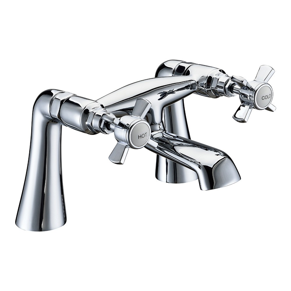 Westminster Traditional Chrome Deck Mounted Bath Filler Tap - TBT11AC ...