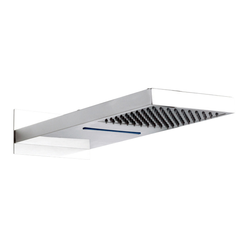 Hudson Reed Rectangular Stainless Steel Fixed Shower Head with ...